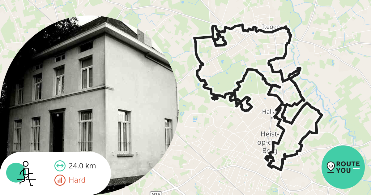 Itegem 24km - Wandelroute | RouteYou