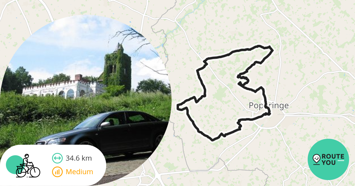 Poperinge - Recreatieve fietsroute | RouteYou