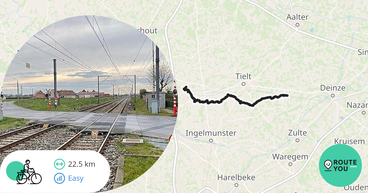 Aarsele - Ardooie - Recreatieve fietsroute | RouteYou