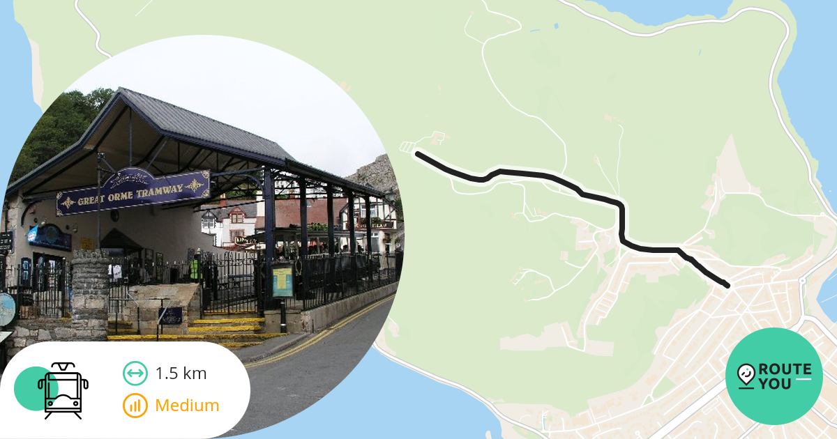 Great Orme Tramway - Tram route | RouteYou