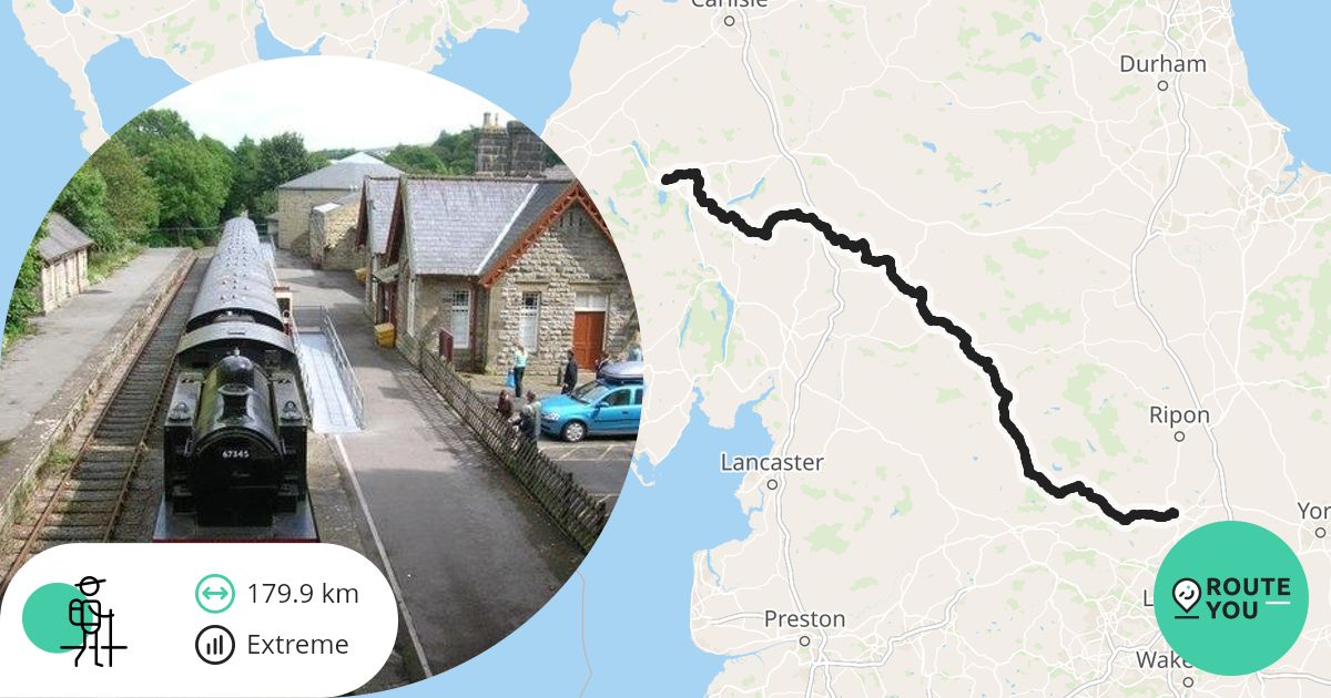 Harrogate - Keswick - Hiking route | RouteYou