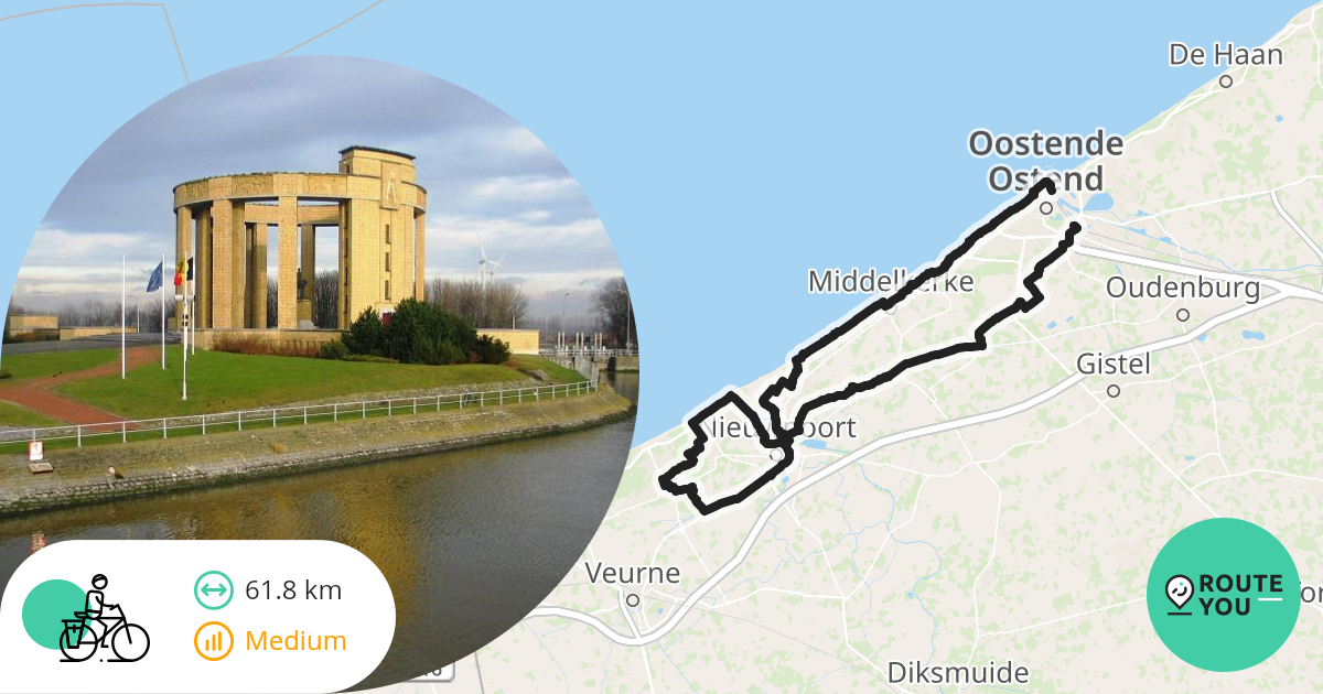 Oostende - westende - nieuwpoort - oostduinkerke-nieuwpoort - leffinge ...