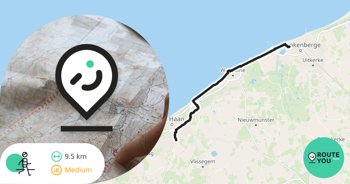 Klemskerke - Blankenberge - Recreatieve wandelroute | RouteYou