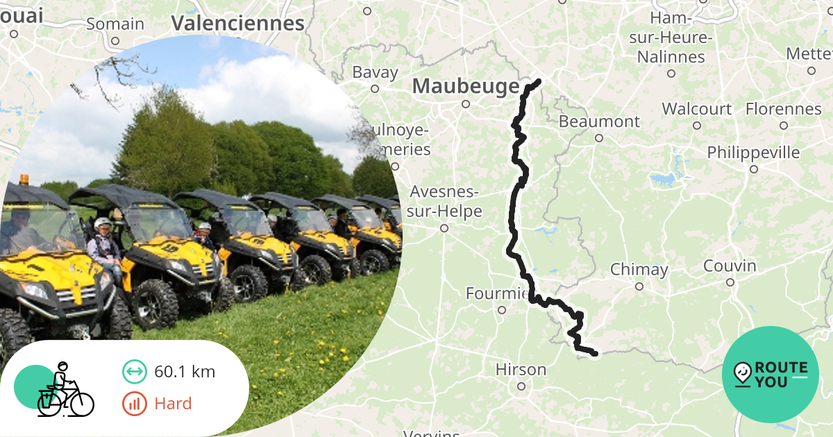 Erquelinnes Cendron PN - Balade à vélo | RouteYou