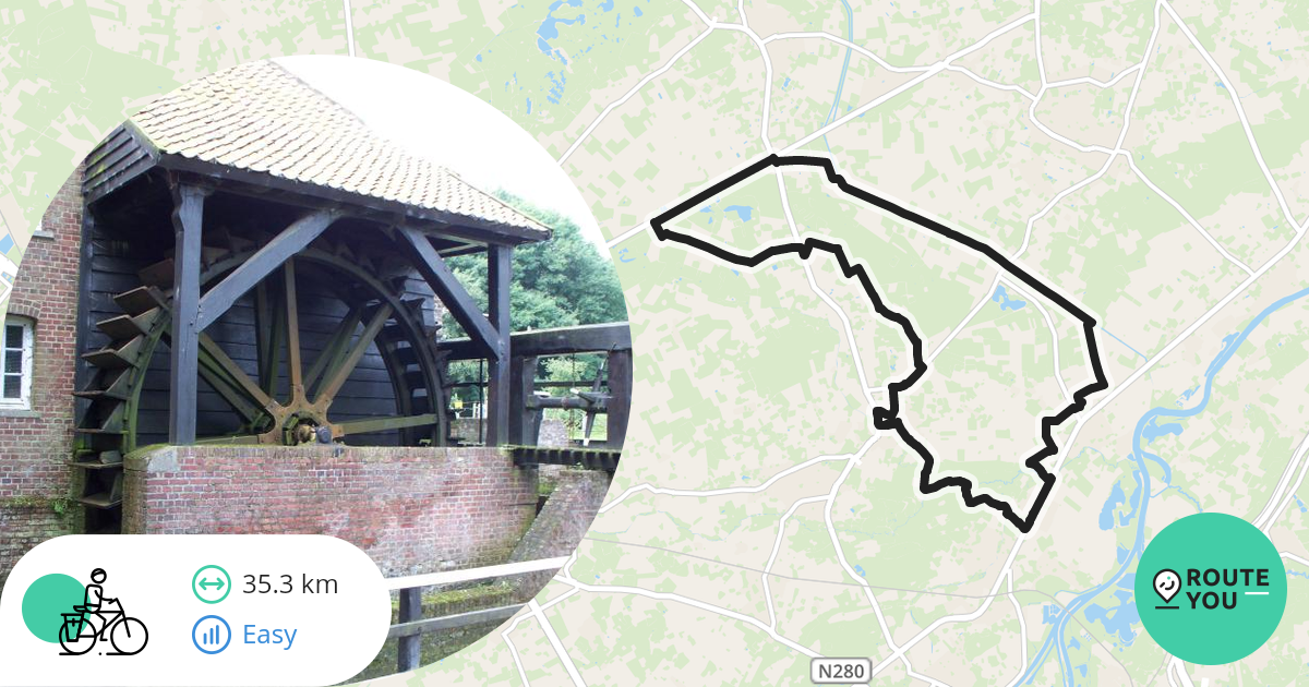 Fietsroute knooppunten: Roggel en Leudal - Recreatieve fietsroute ...