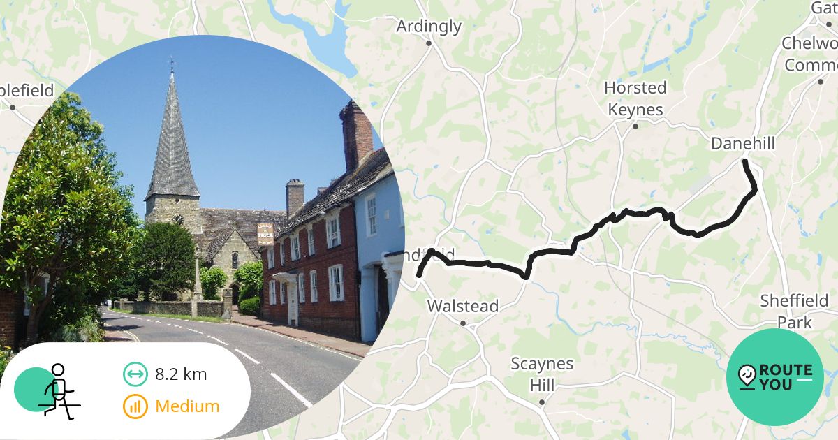 Lindfield to Danehill - Walking route | RouteYou