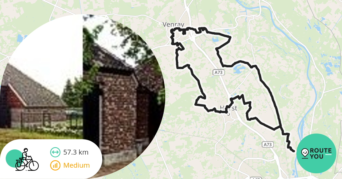 Grubbenvorst - Venray - Recreatieve fietsroute | RouteYou