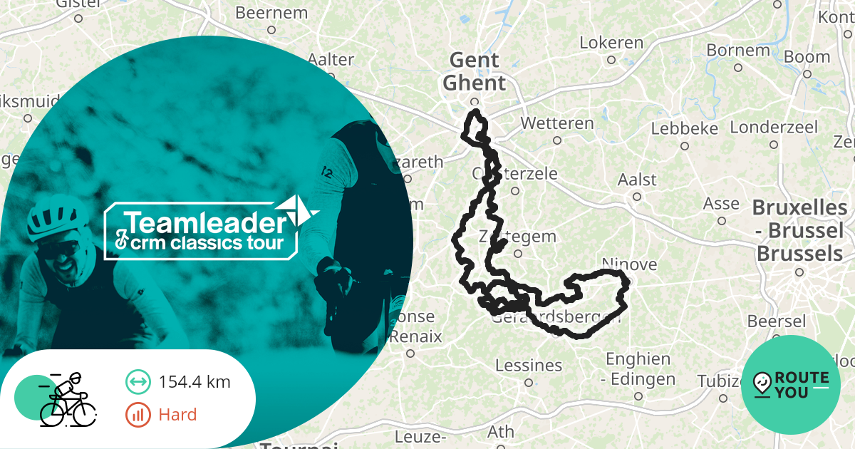 Omloop Nieuwsblad Cyclo 2025 - 154KM - Racefietsroute | RouteYou