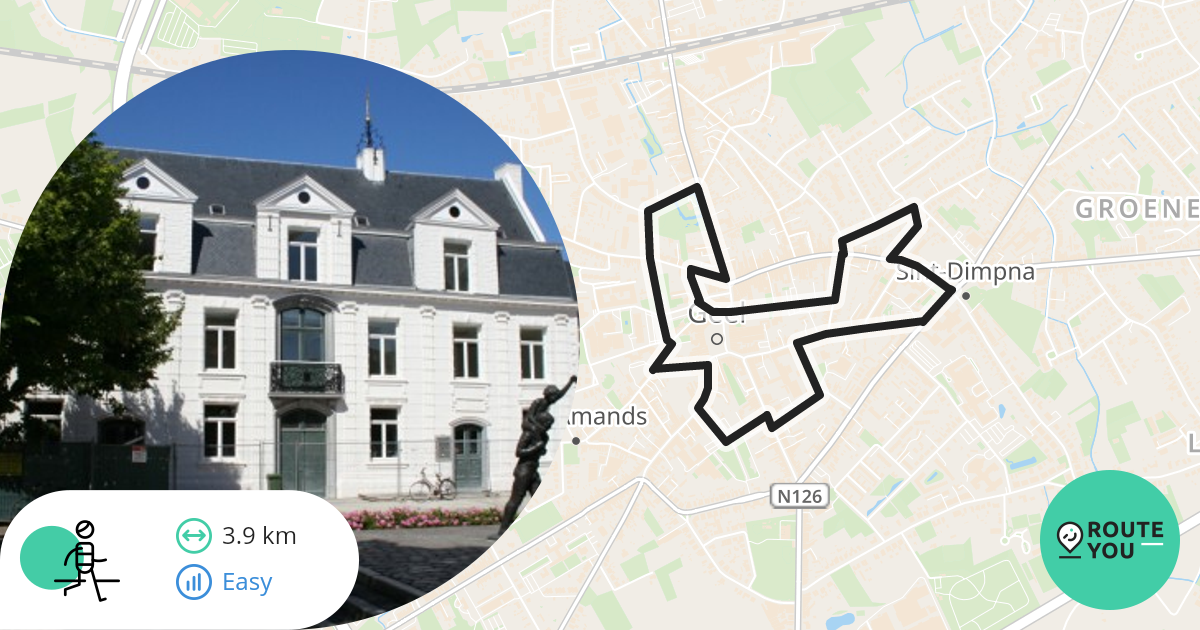 Stadswandeling - Geel - Recreatieve wandelroute | RouteYou