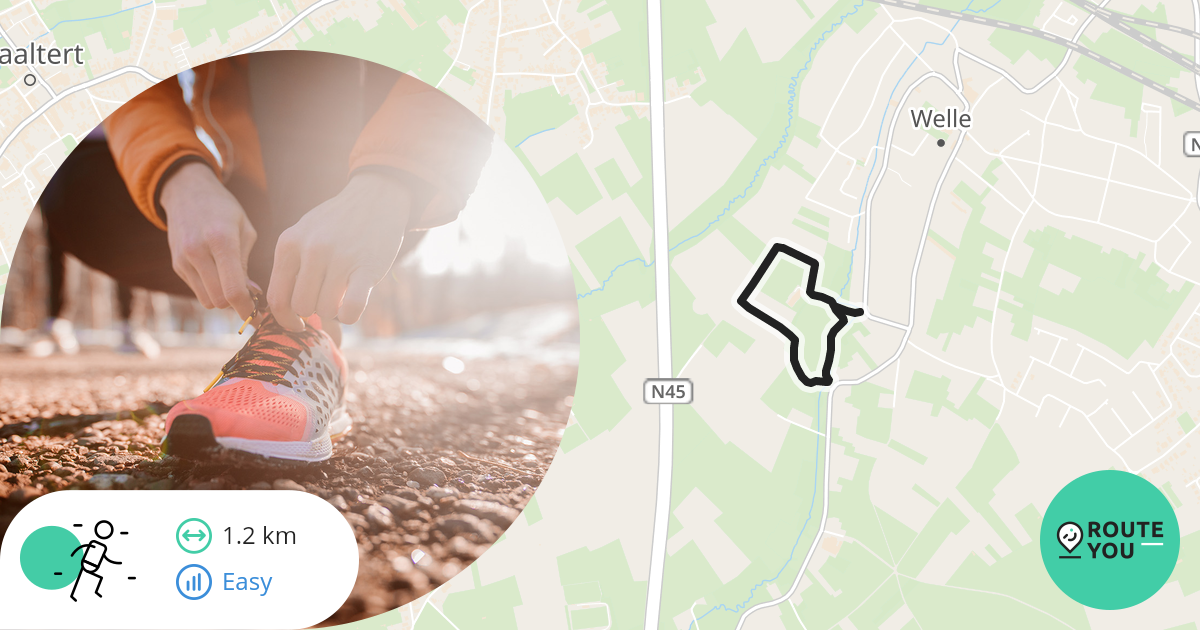 Finse piste Denderleeuw Welle Broekpark - Looproute | RouteYou