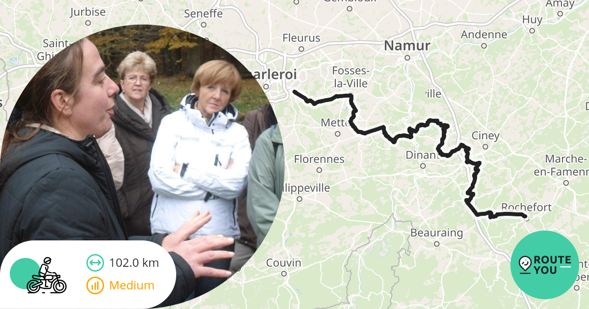 MW Rochefort - Chatelet 02/11 - Itinéraire à moto | RouteYou