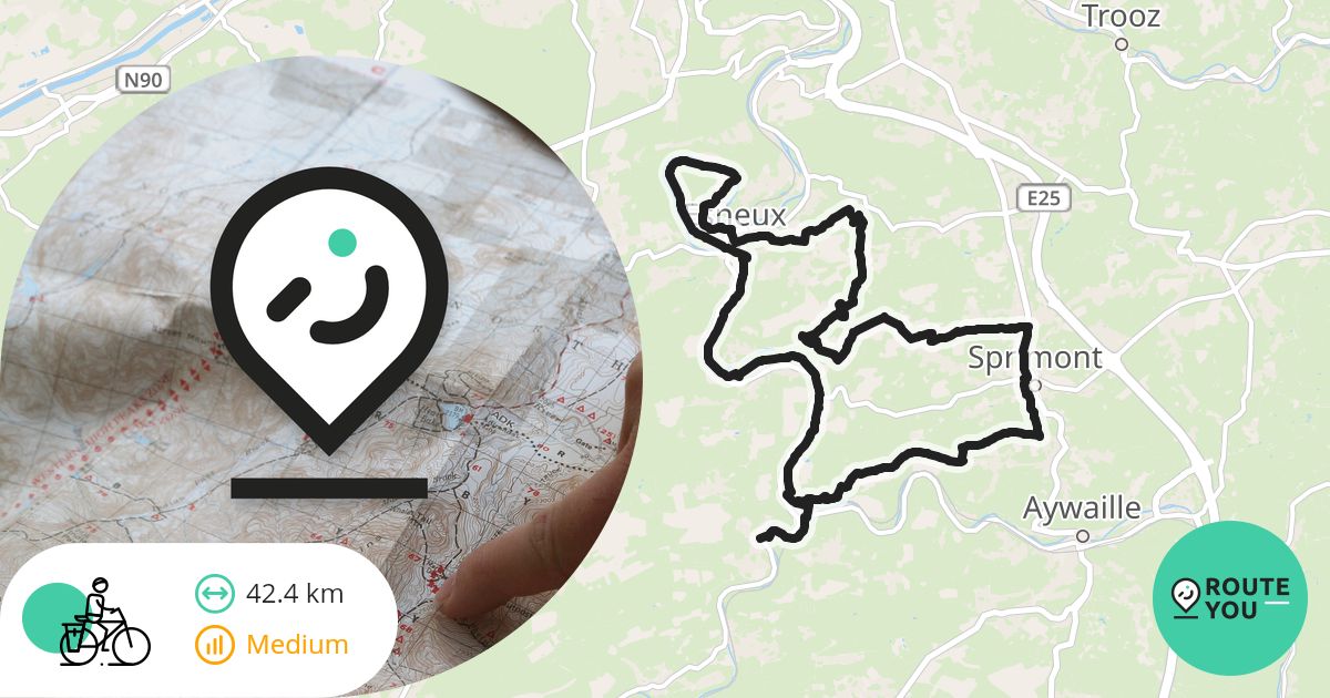 province de Liège - route 3 - la vallée de l'Ourthe et de l'Amblève ...