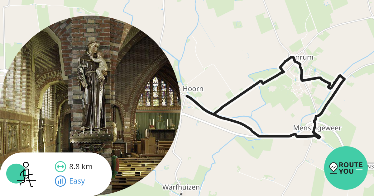 Wehe-den Hoorn - Wandelroute | RouteYou