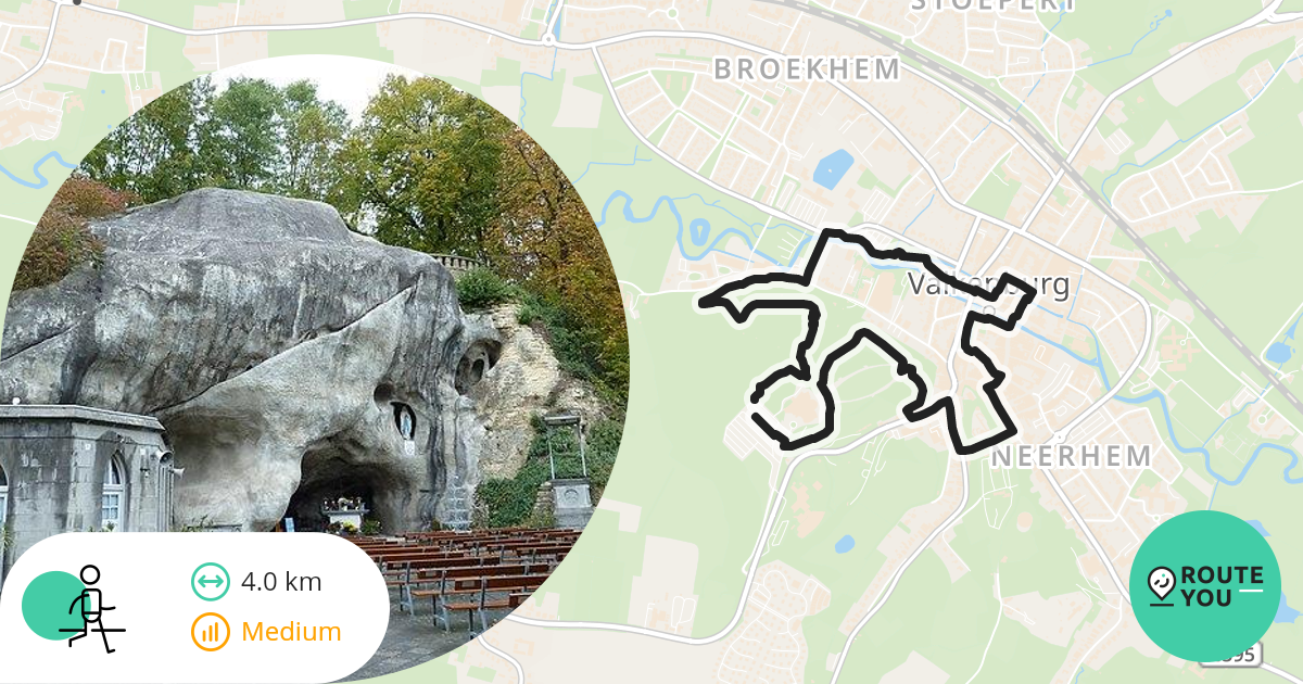 Van de Cauberg naar het centrum van Valkenburg - Wandelroute | RouteYou