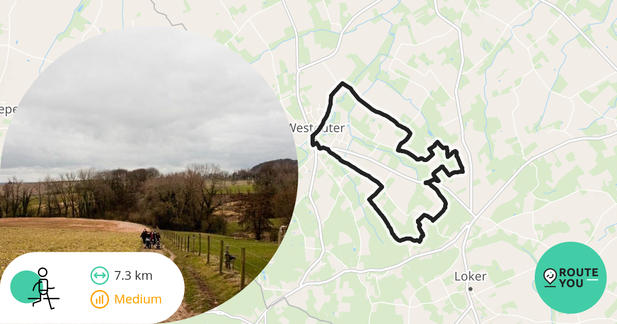 Tweebergenwandelroute - Wandelroute | RouteYou