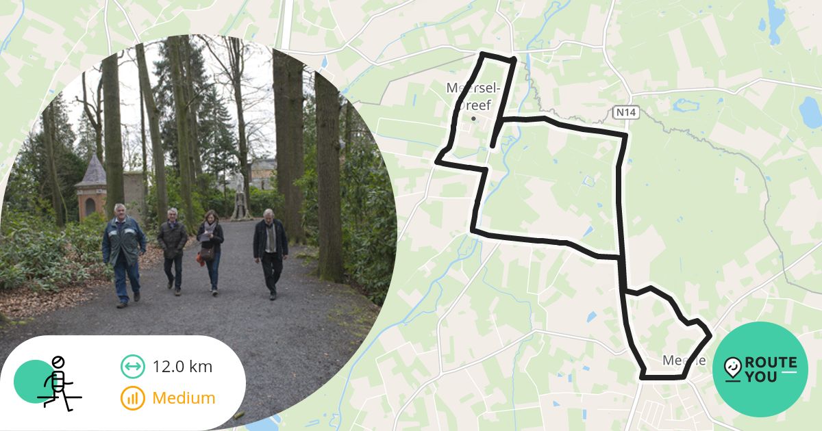 De wandelaar in Meerle en Meersel-Dreef - Recreatieve wandelroute ...