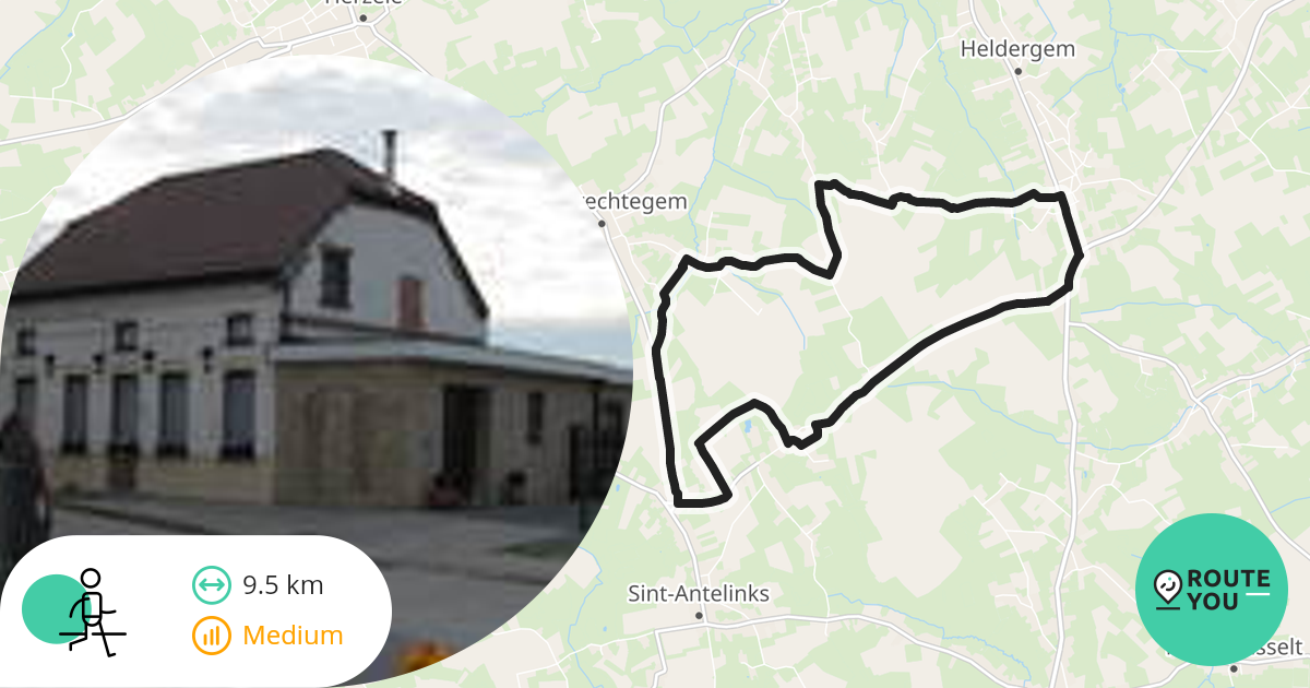 Lus begint in Aalst 12/01/25 - Wandelroute | RouteYou