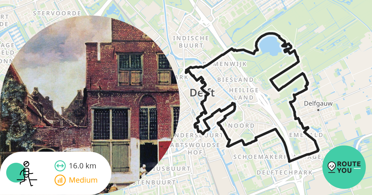 Delft (WZP - delft oost) - Recreatieve wandelroute | RouteYou