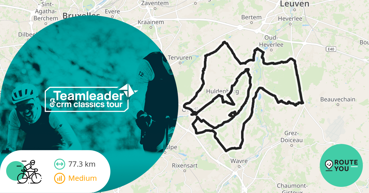 De Brabantse Pijl Cyclo 2025 - 75KM - Racefietsroute | RouteYou