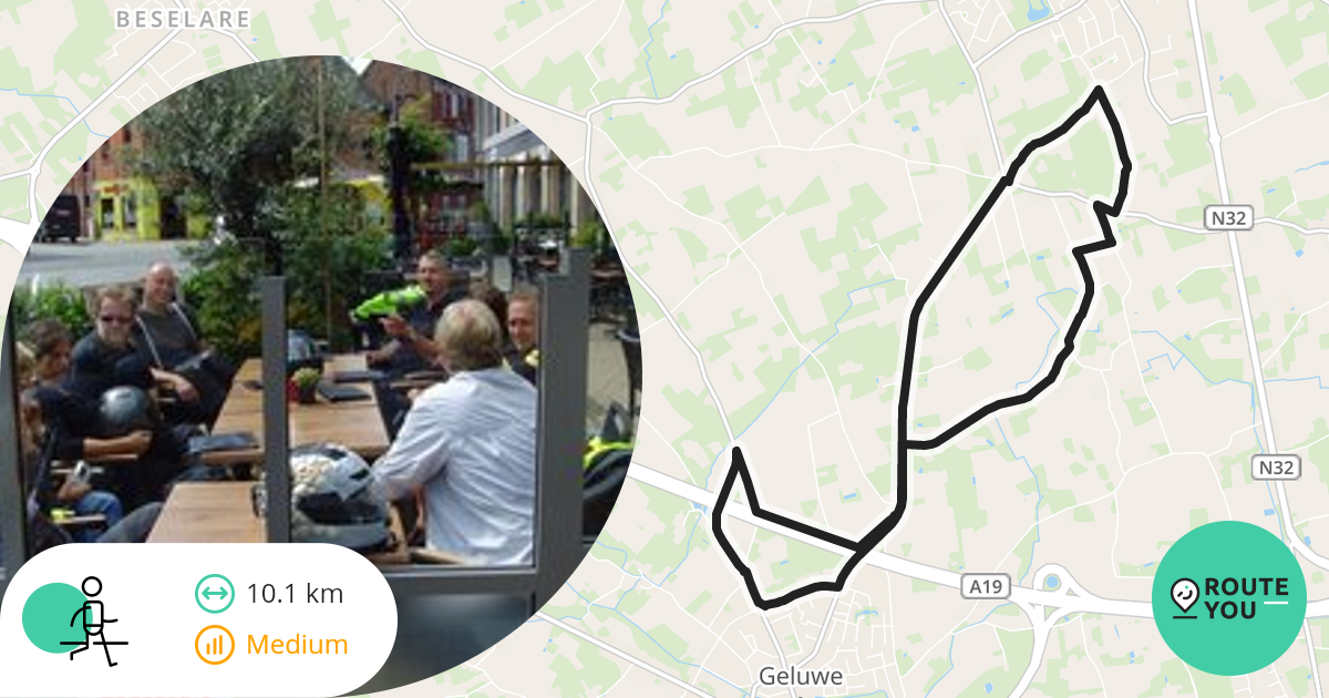 Lus begint in Roeselare 18/01/25 - Wandelroute | RouteYou