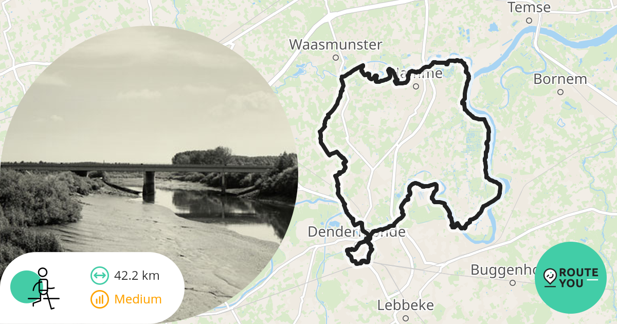 Waasmunster Dendermonde 2 - Wandelroute | RouteYou