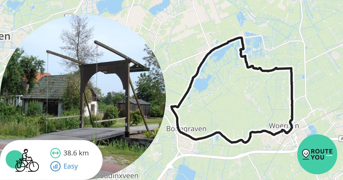 Woerden - Merkwaardige plekken ontdekken via knooppunten - Recreatieve ...