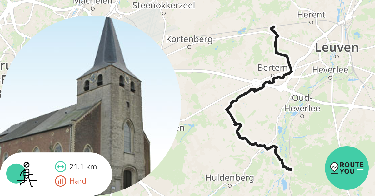 Veltem - Sint-Joris-Weert - Recreatieve wandelroute | RouteYou