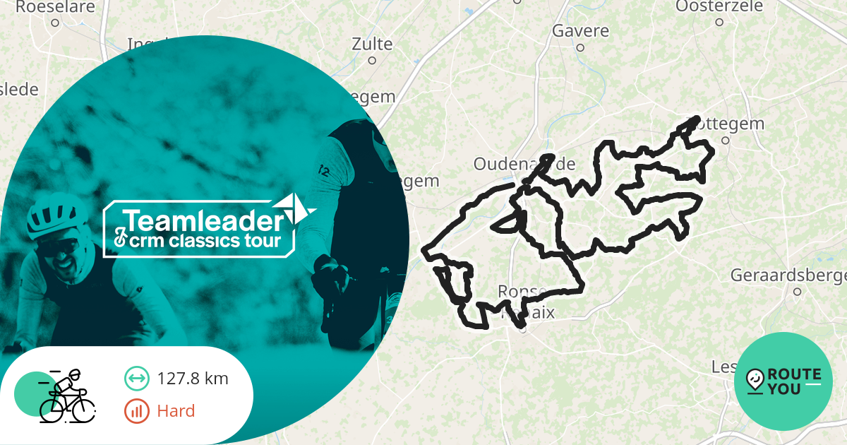 WE RIDE FLANDERS 2025 128km - Racefietsroute | RouteYou