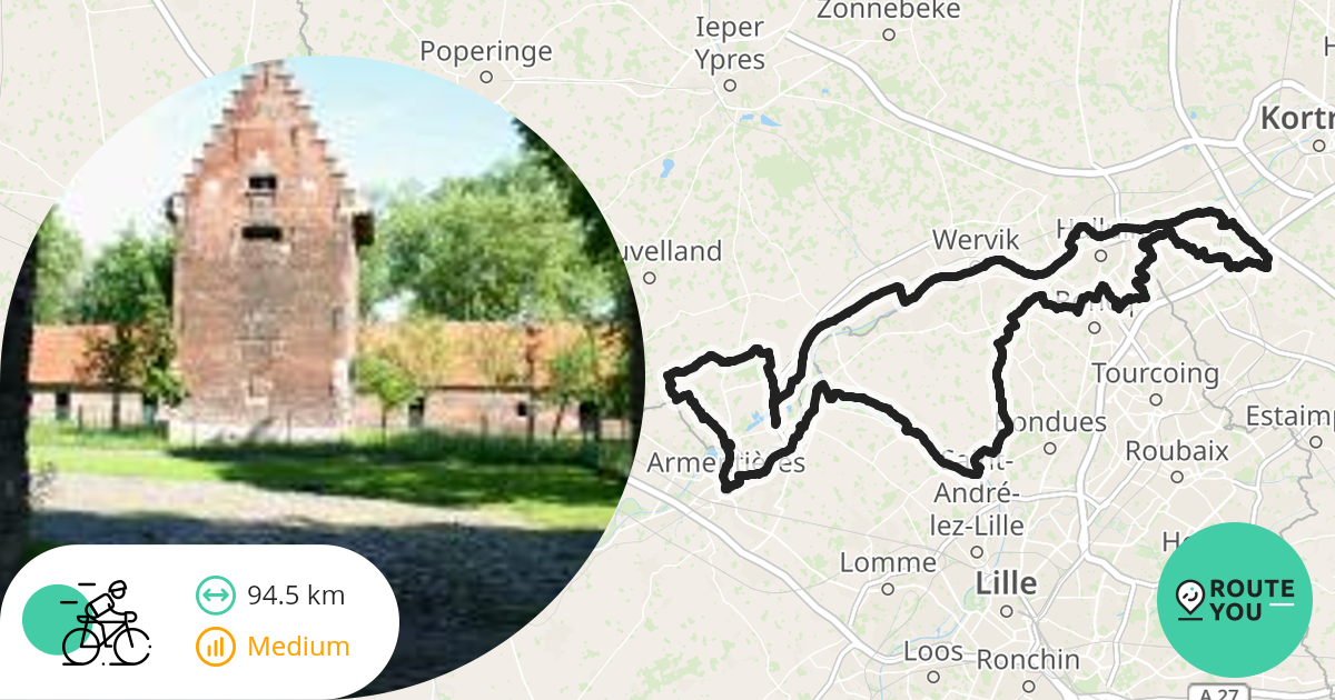 E17rit: Aalbeke-Aalbeke 90km - Racefietsroute | RouteYou