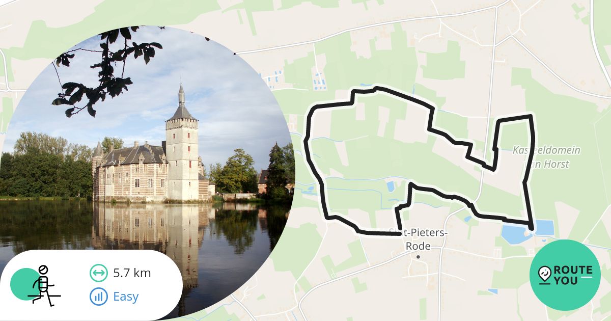 Kasteel van Horst wandeling - langs de Rode Ridder - Recreatieve ...