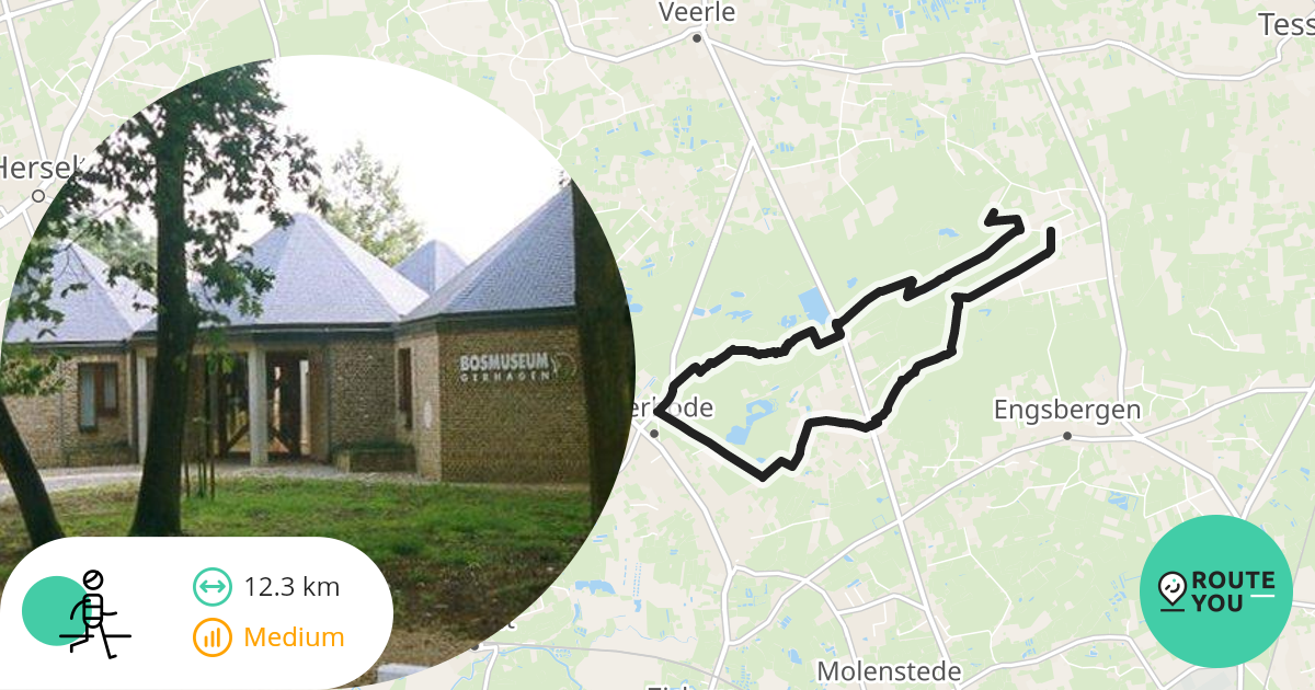 Wandeling gerhagen averbode 12k - Recreatieve wandelroute | RouteYou