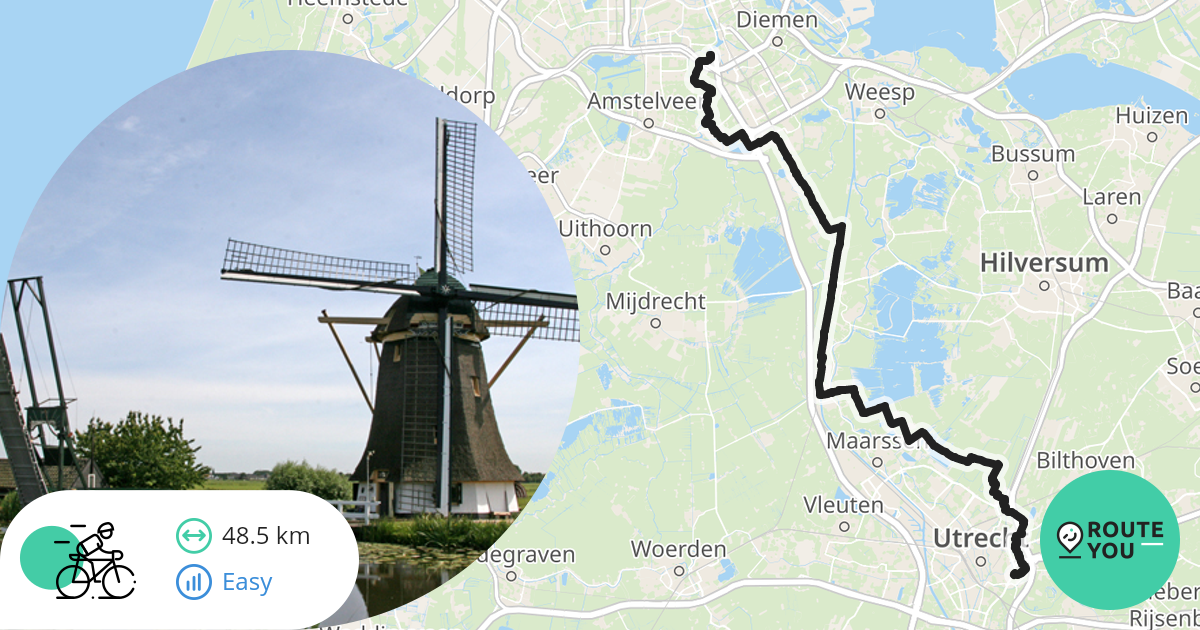 Utrecht - Oost - Racefietsroute | RouteYou