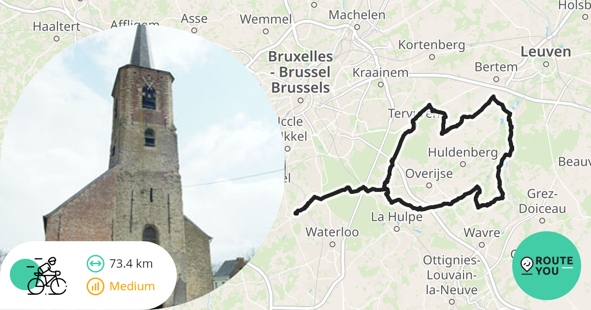 Sint-Genesius-Rode / Oud-Heverlee - Racefietsroute | RouteYou