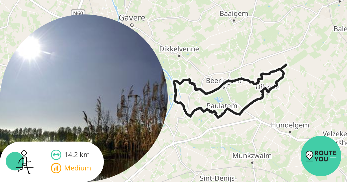 Lus begint in Gent 12/03/25 - Wandelroute | RouteYou