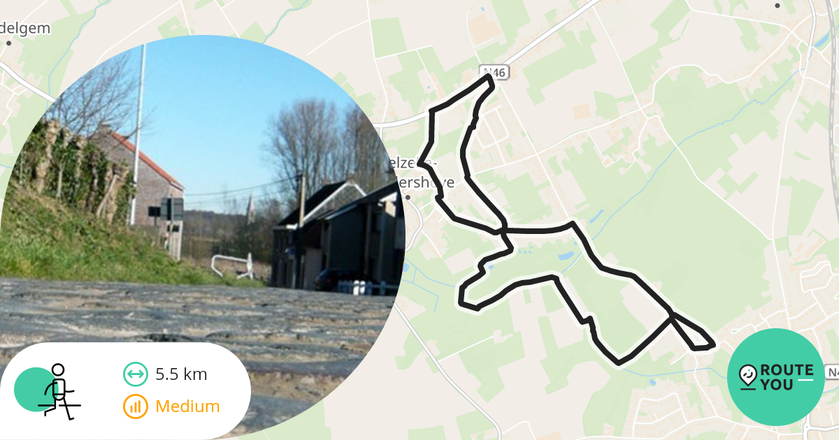 Lus begint in Aalst 13/03/25 - Wandelroute | RouteYou