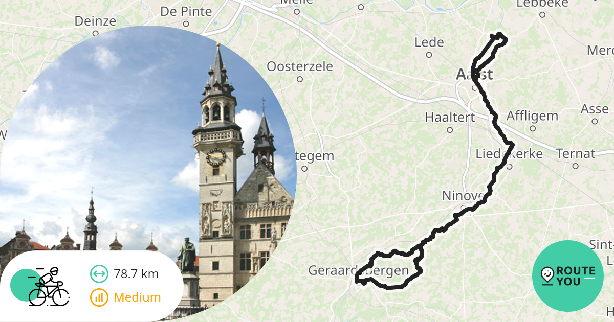 Wieze-MuurBos 80 - Racefietsroute | RouteYou