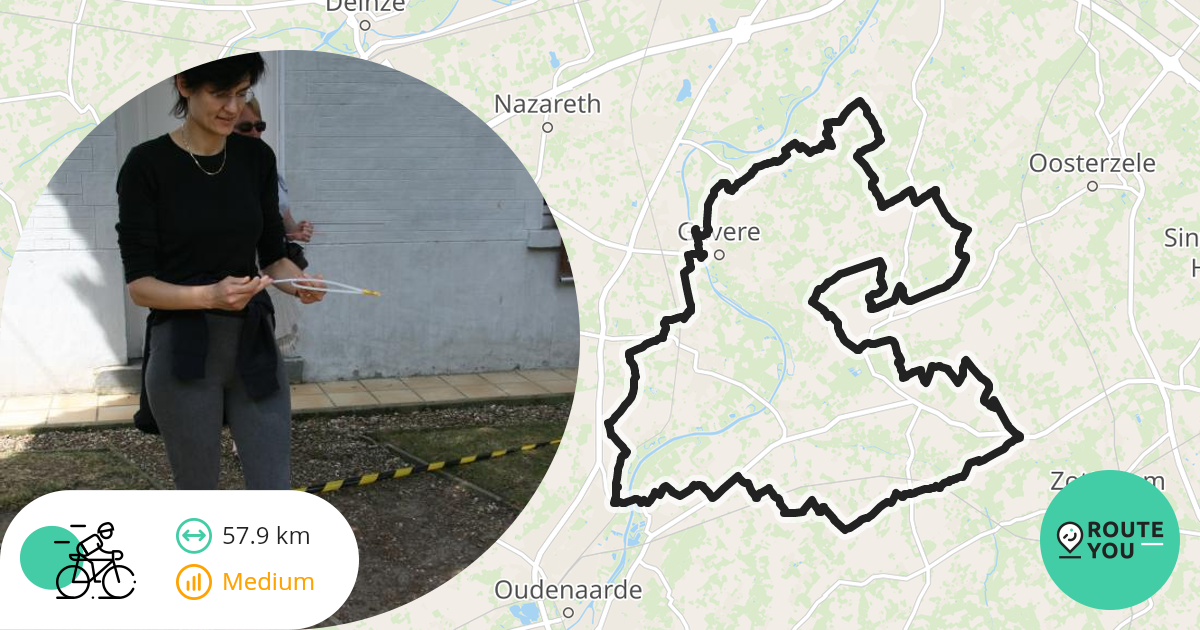 60km Schelderode/Roborst - Racefietsroute | RouteYou