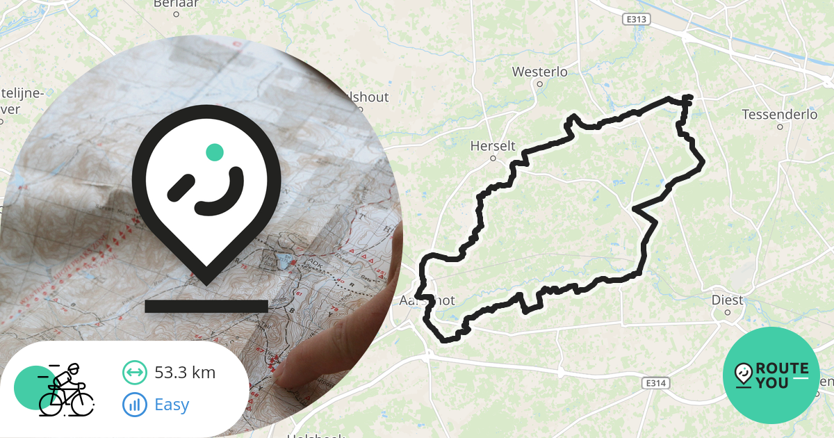 06-04-25-Vorst-Kromme gedon-Vorst-53km - Racefietsroute | RouteYou