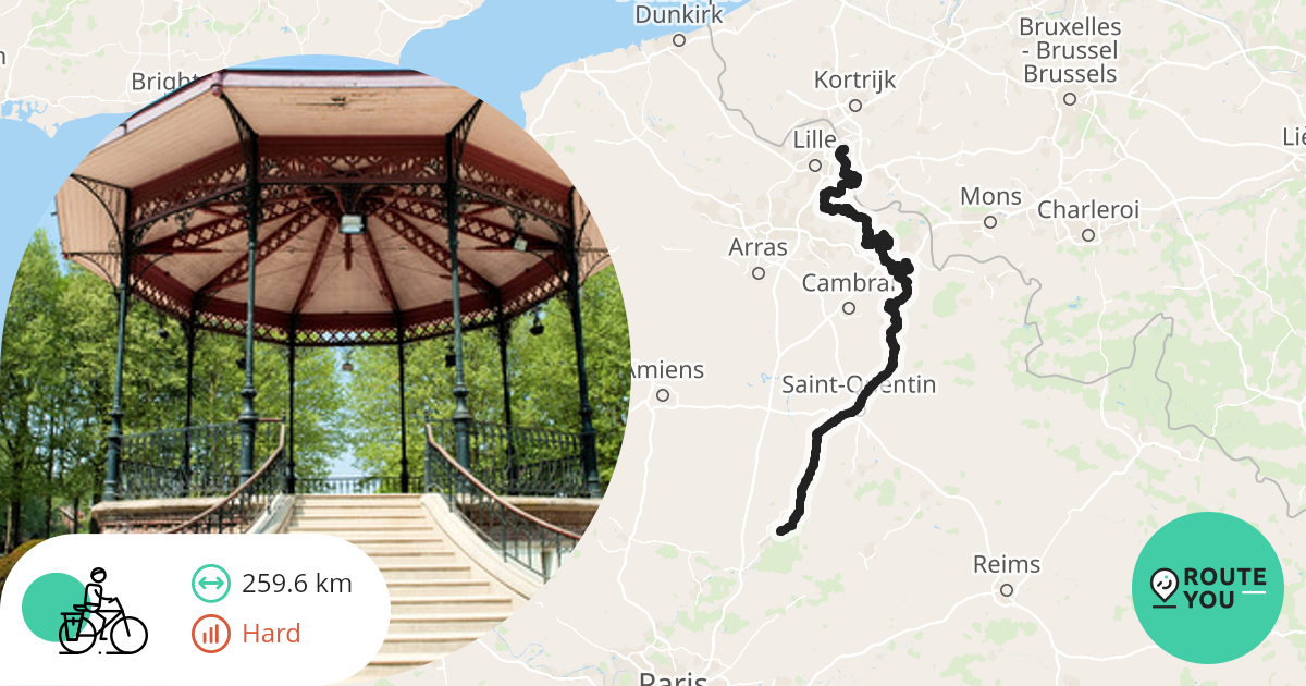 Parijs-Roubaix 2025 - Recreatieve fietsroute | RouteYou