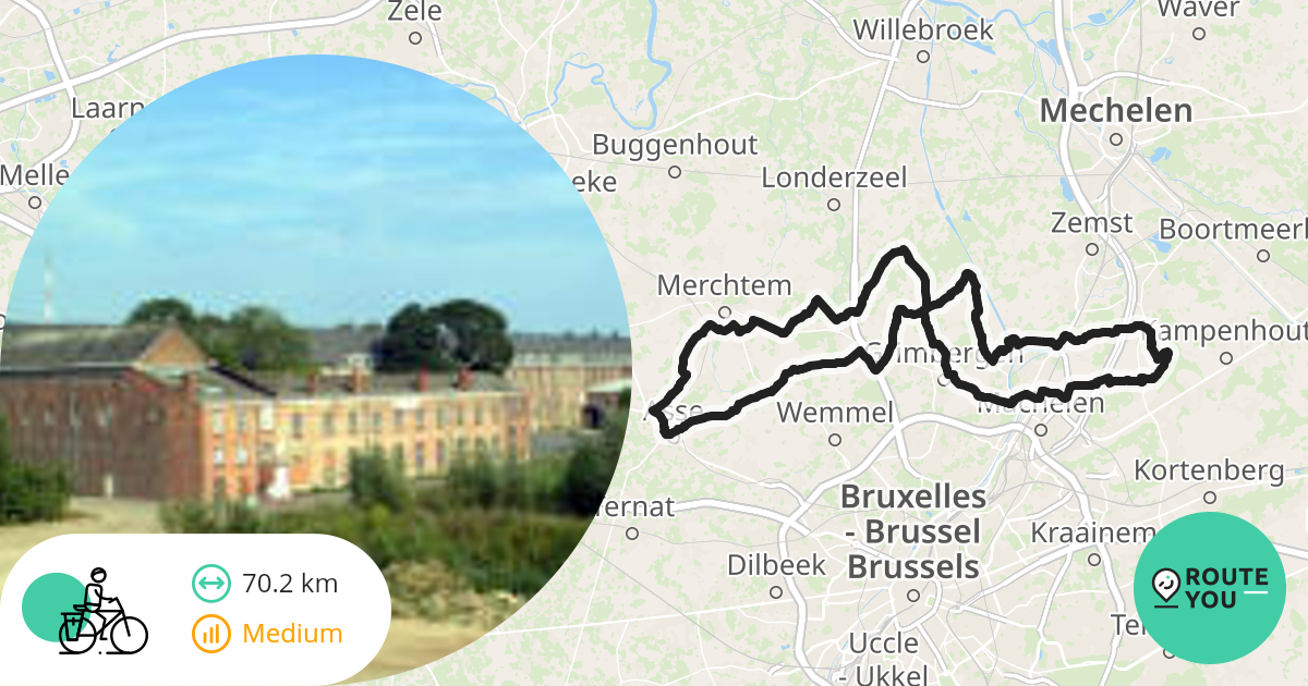 BCT B - Park van Relst 2025 / 70km - Fietsroute | RouteYou