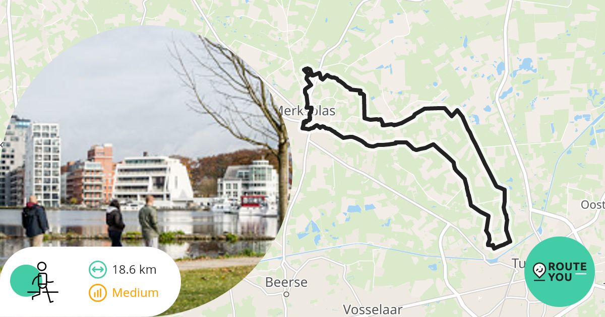Turnhout-Merksplas-Turnhout - Wandelroute | RouteYou
