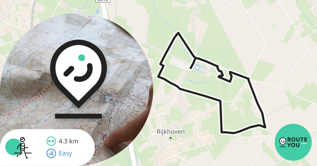 Alden Biesen - blue - 4.3 km - Recreational walking route | RouteYou