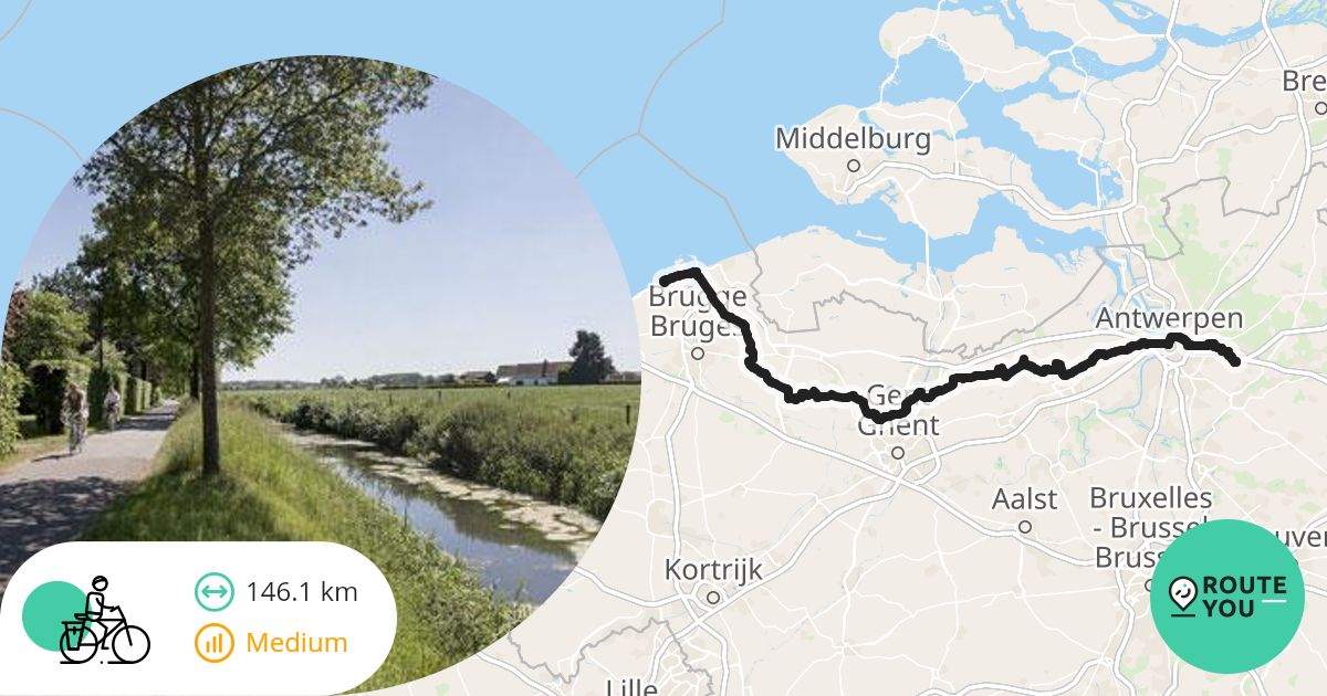 Ranst - Blankenberge - Recreational cycle route | RouteYou