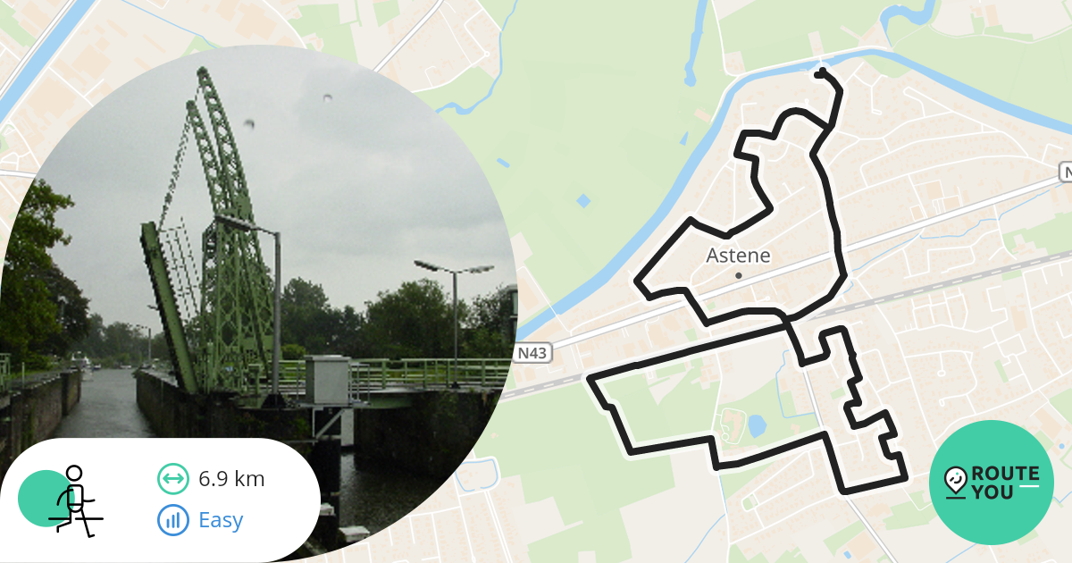 Astene - Wandelroute | RouteYou