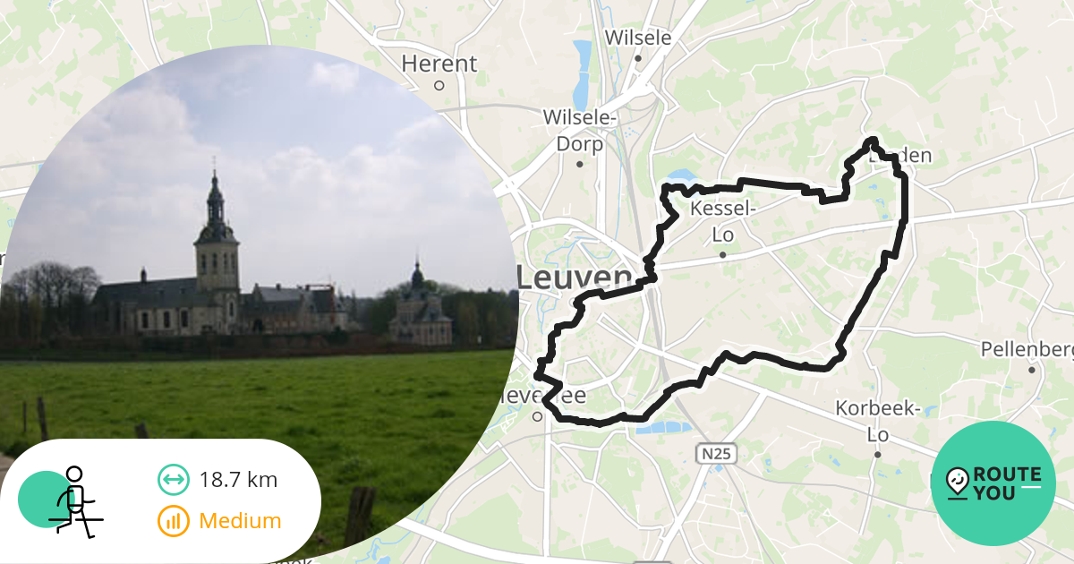 Kessel-Lo - Wandelroute | RouteYou