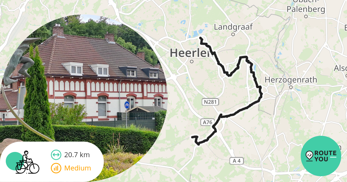 Parkstadroute vanaf Simpelveld naar Sibelco groeve - Recreatieve ...