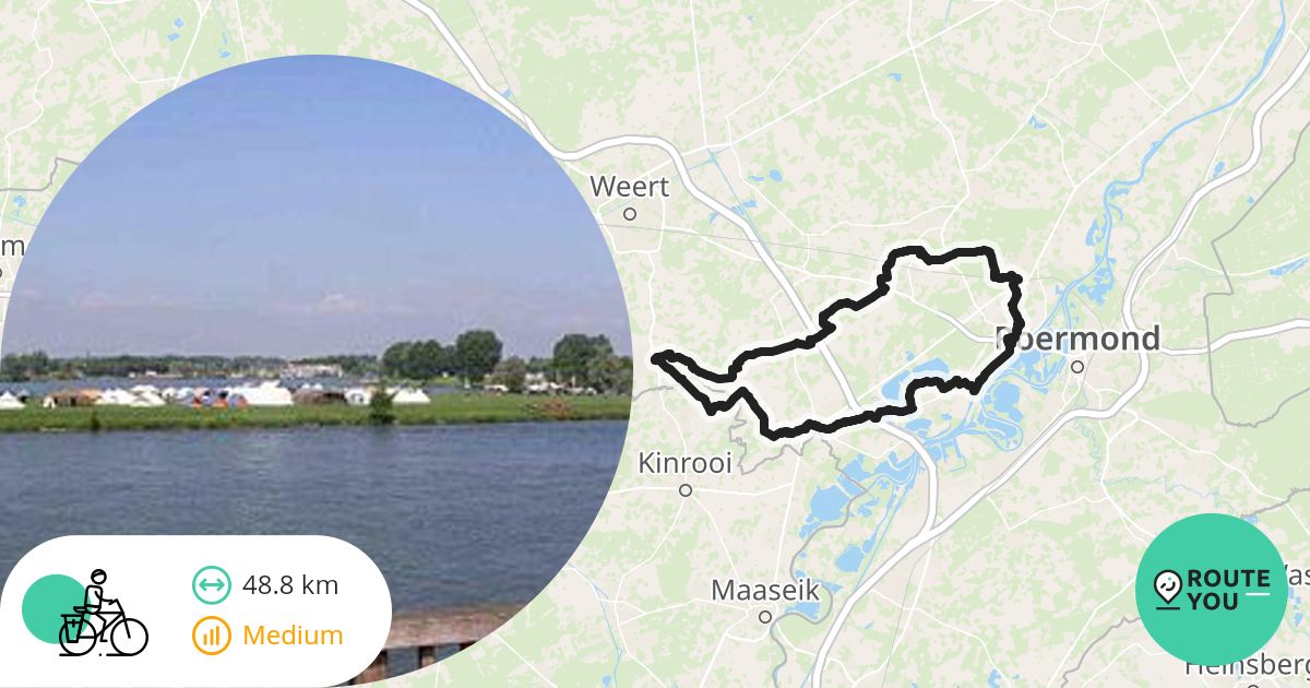 Haelen 50 km - Recreatieve fietsroute | RouteYou