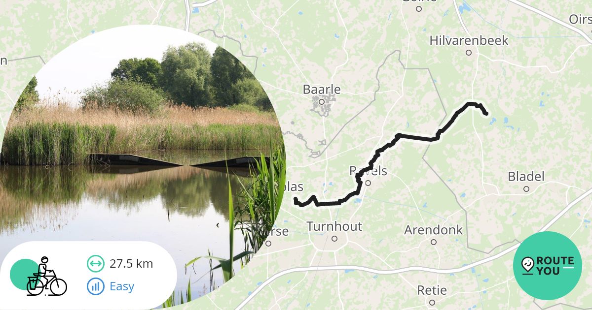 Van Turnhout Naar - Recreatieve fietsroute | RouteYou