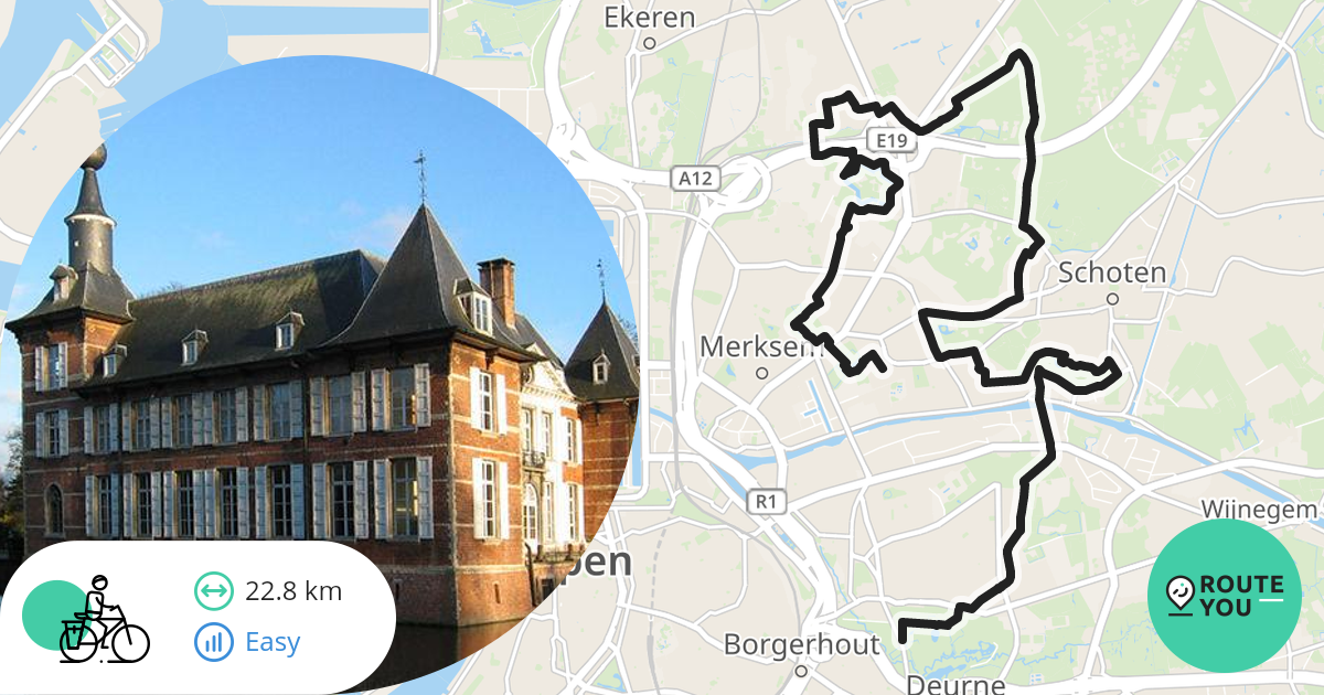 20250630-schoten-peerdsbos-merksem - Recreatieve fietsroute | RouteYou