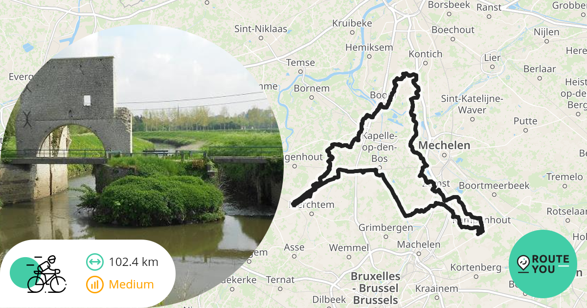 Lus begint in Halle-Vilvoorde 28-06-25 - Racefietsroute | RouteYou